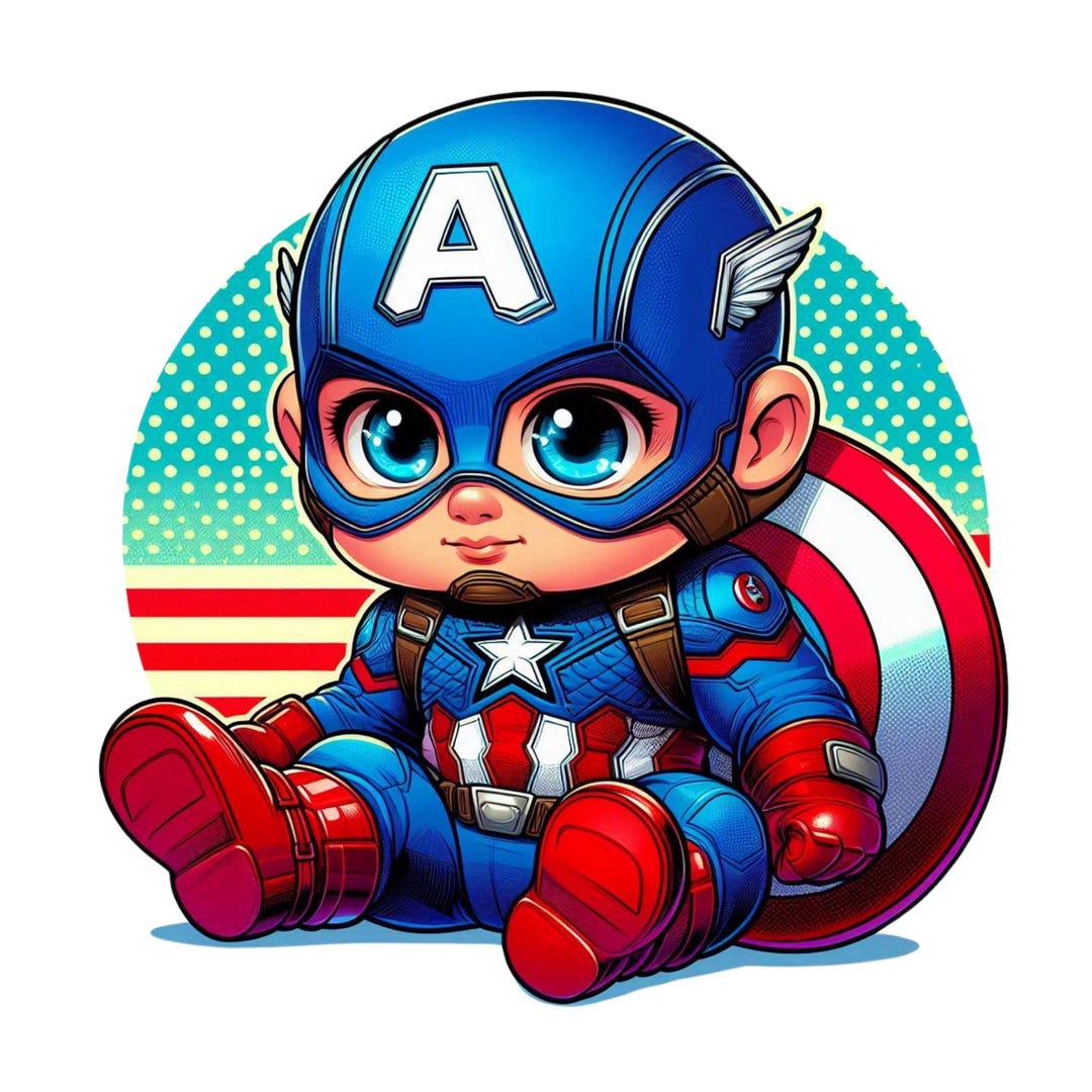 Captain America Png Clipart, Cute Captain America Image, Super Hero ...