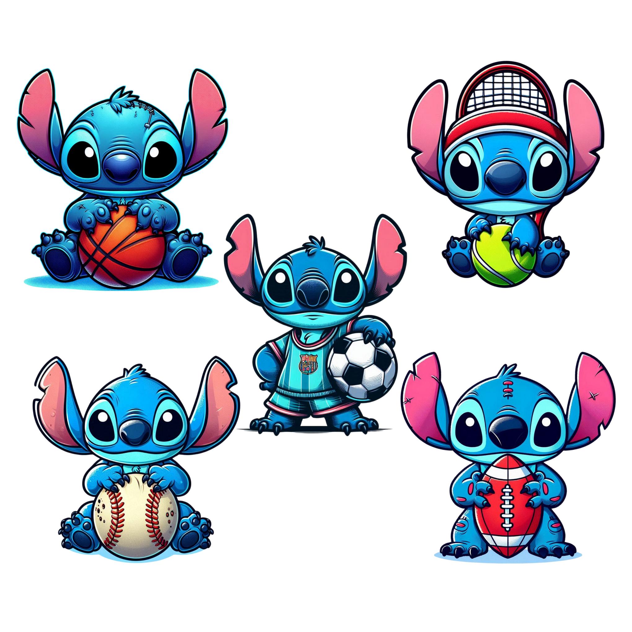 Stitch Png Bundle, Stitch Sport Package, Stitch Clipart, Stitch ...