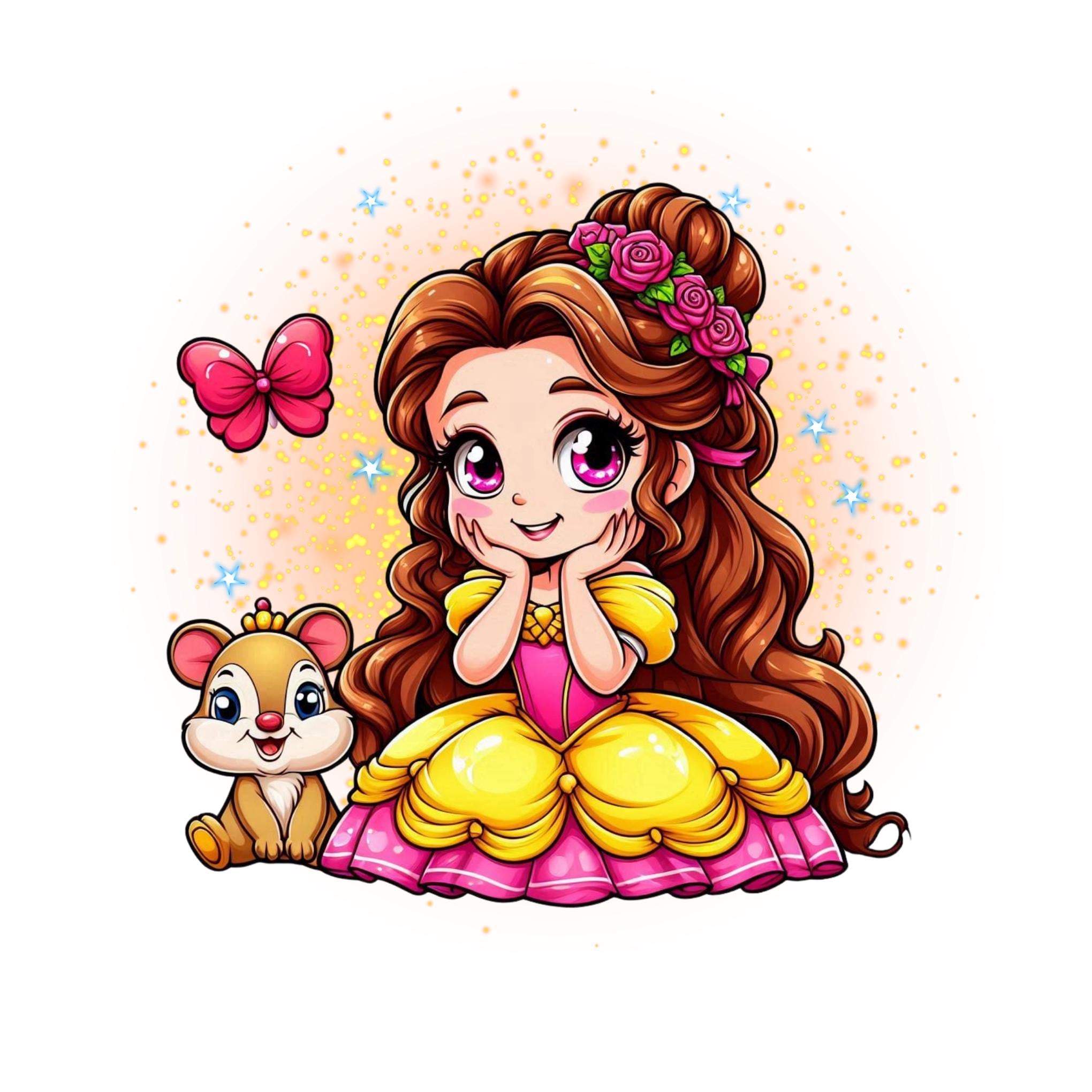 Princess Belle Png Clipart, Beauty and the Beast, Cute Belle Image ...
