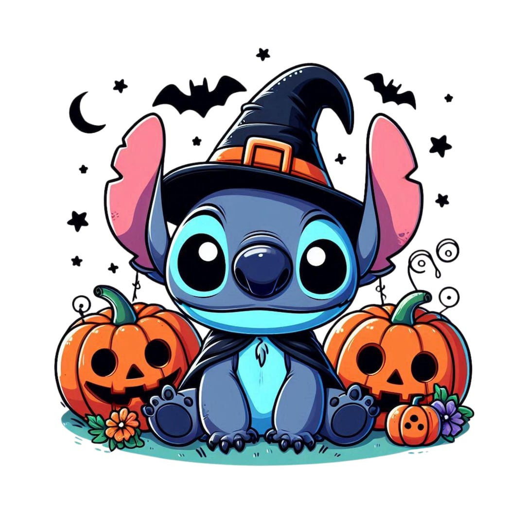 Stitch Halloween Design, Stitch Png Clipart, Stitch Pumpkin, Lilo and ...