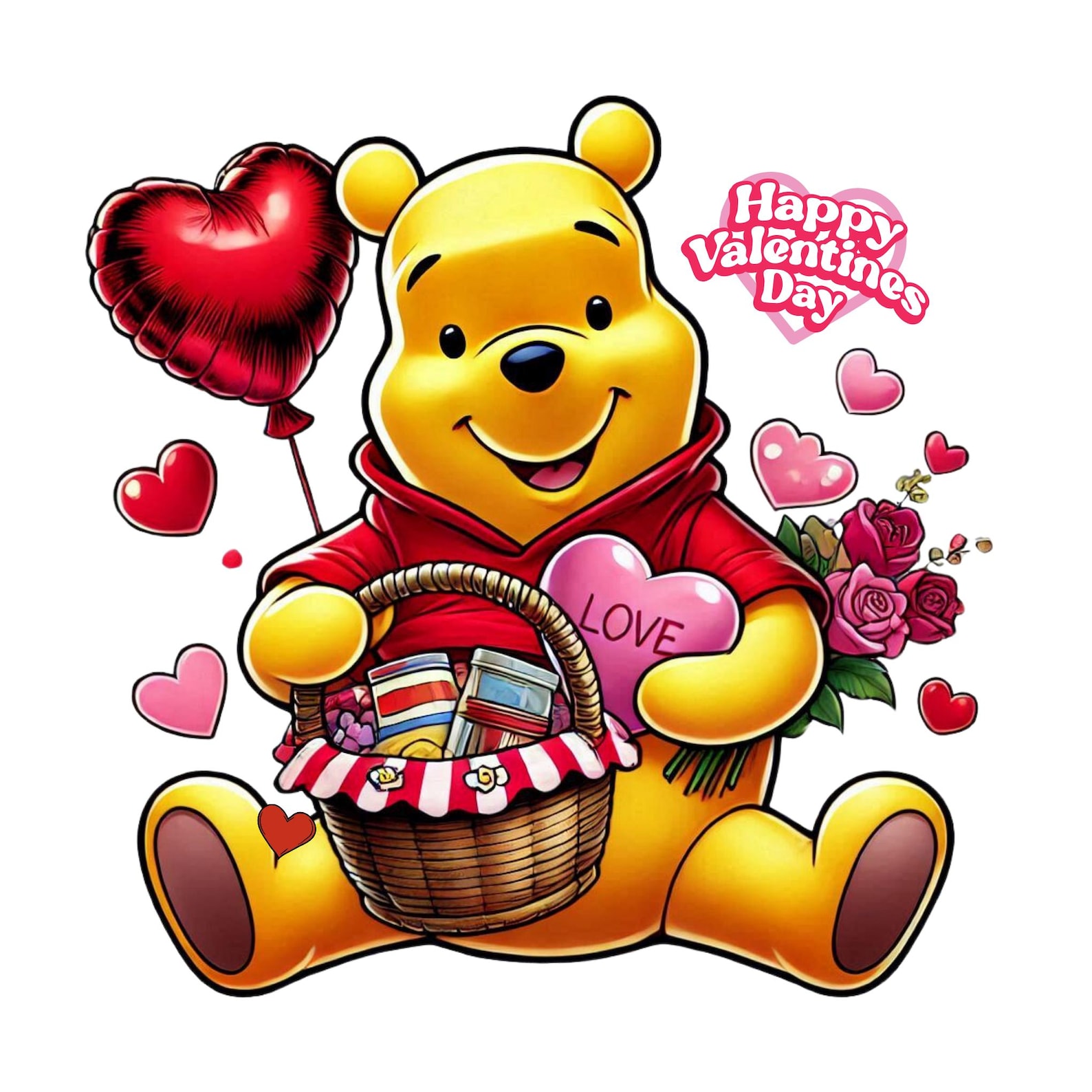 Winnie the Pooh Valentine's Day, Winnie the Pooh Love, Winnie the Pooh ...