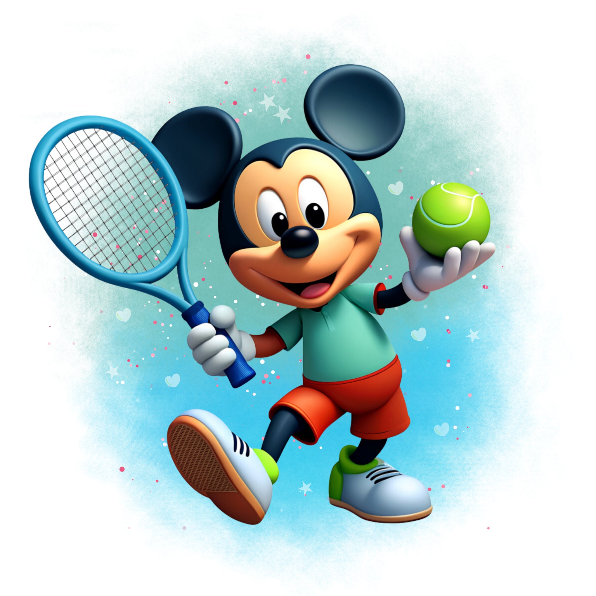 Mickey Mouse Png Clipart, Cute Mickey Mouse Tennis, Baby Mickey ...
