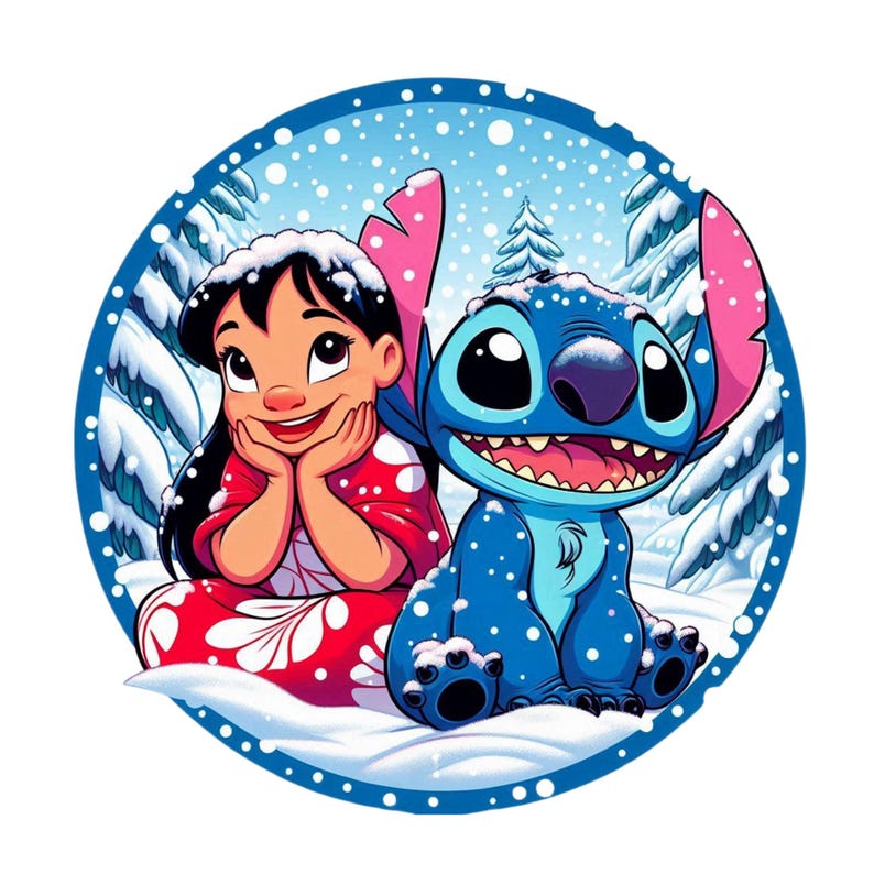 Lilo and Stitch Png Clipart, Lilo and Stitch Winter Design, Stitch Png ...