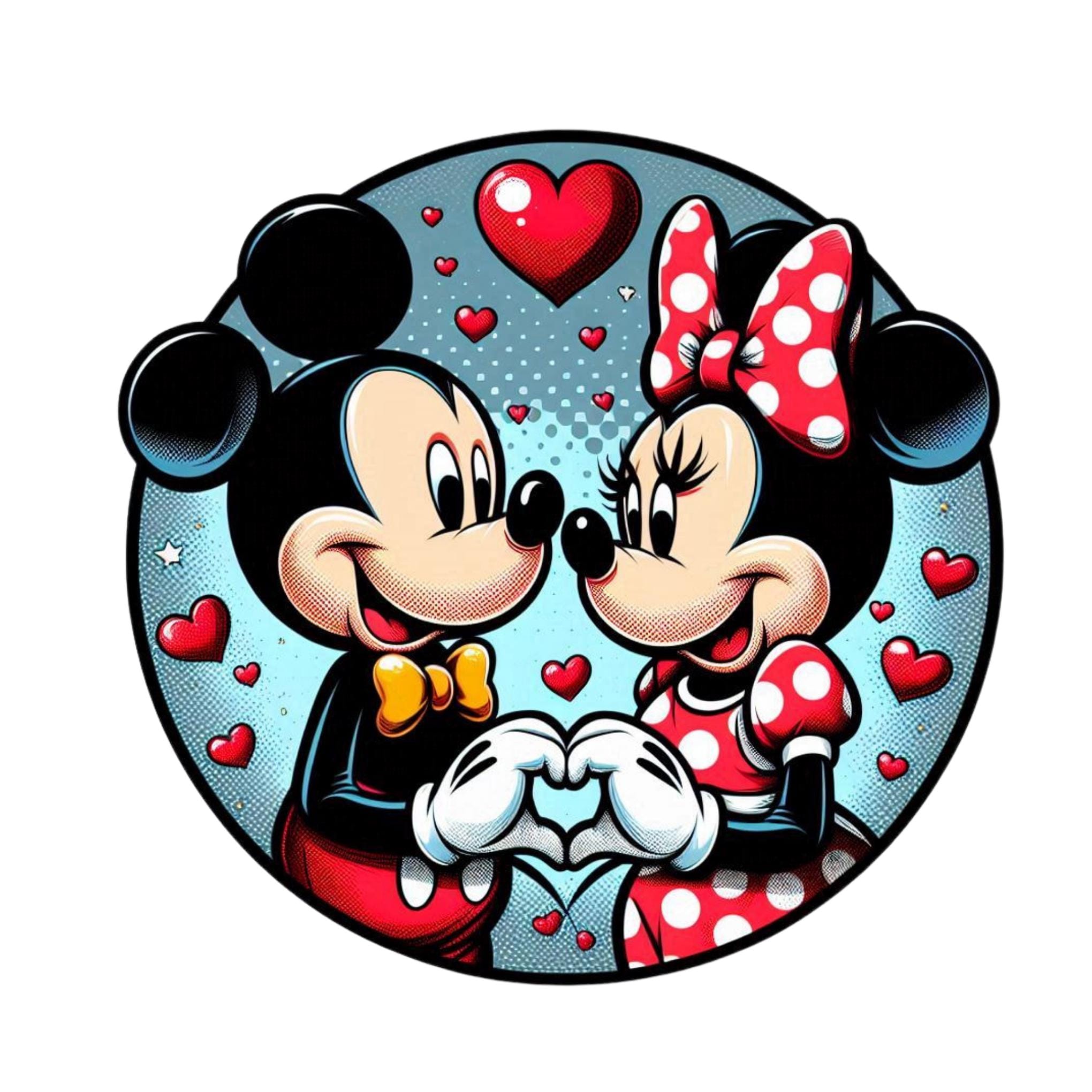 Mickey Mouse and Minnie Mouse Png Clipart, Mickey Mouse Love, Minnie Love, Instant Download - Etsy
