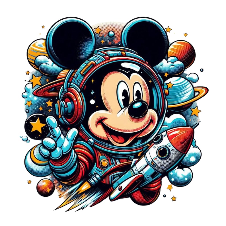 Mickey Mouse Astronaut Design, Mickey Mouse Png Clipart, Mickey in ...