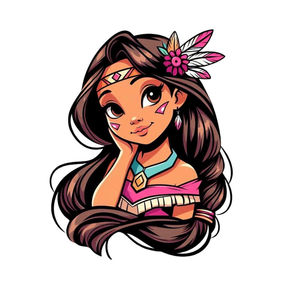 Pocahontas Png Clipart, Princess Pocahontas Design, Cute Pocahontas ...
