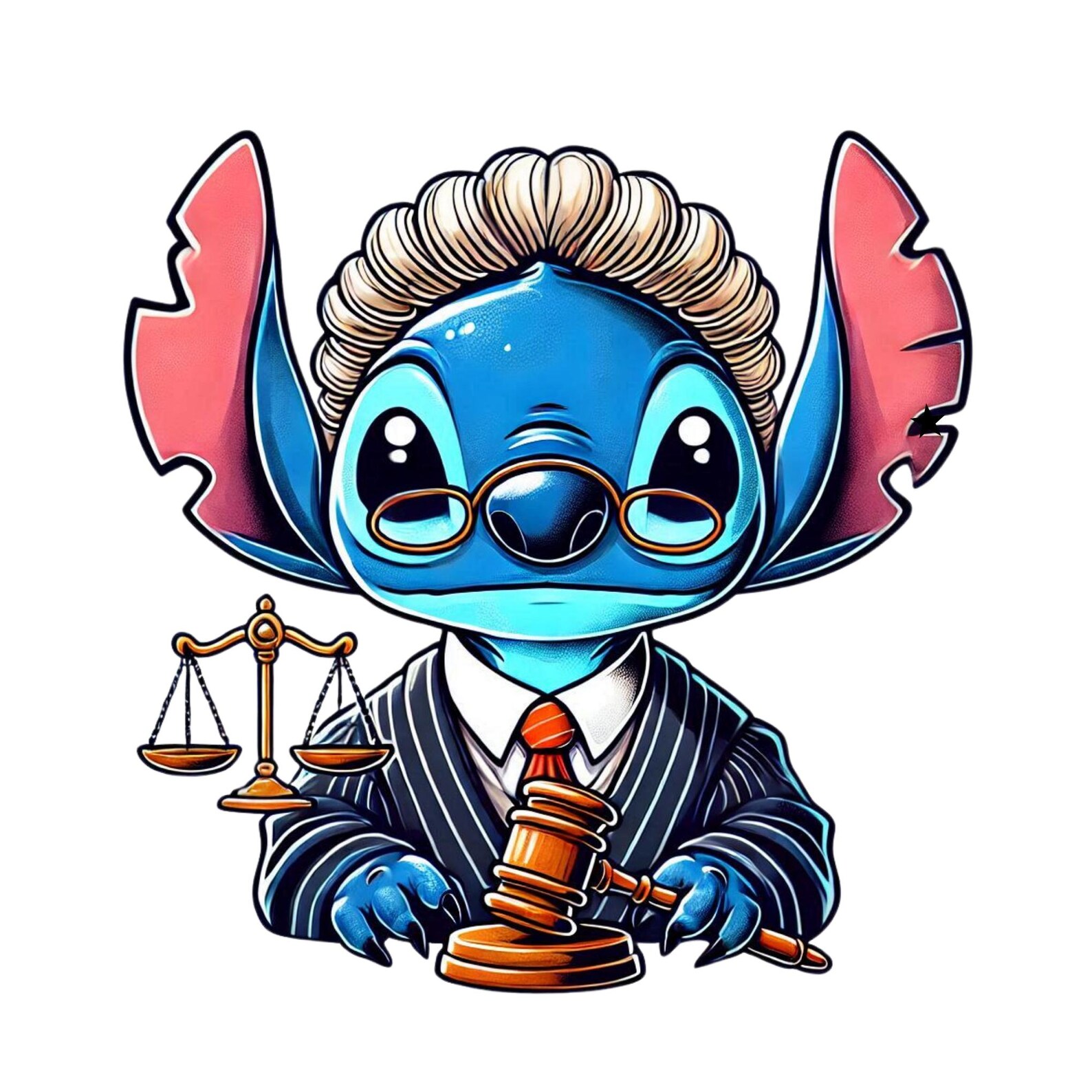 Stitch Lawyer Design, Stitch Png Clipart, Stitch Job, Lilo and Stitch ...