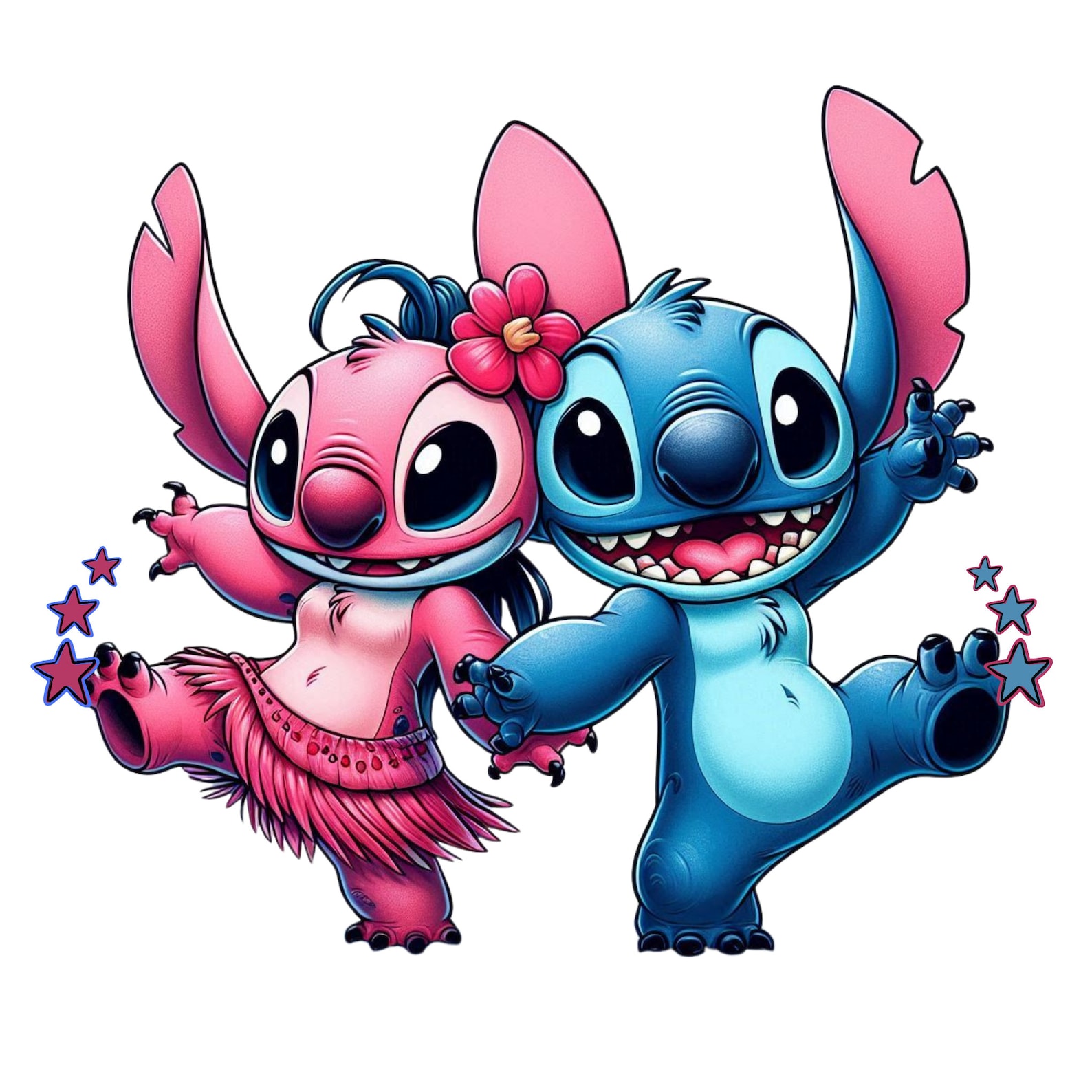 Stitch and Angel Png Clipart, Stitch Dance, Lilo and Stitch Characters ...