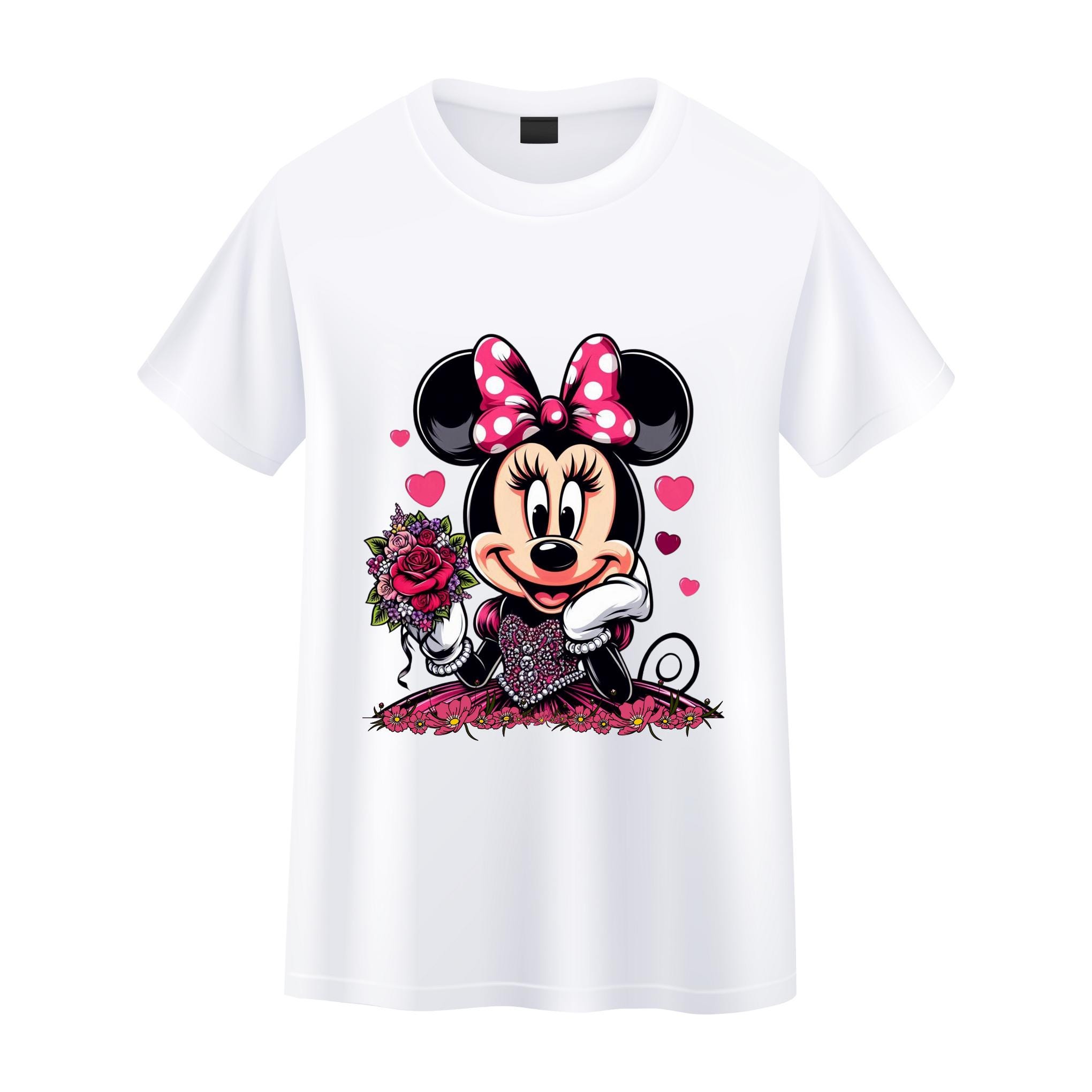 Minnie Mouse Prom Design, Minnie Mouse Png Clipart, Minnie Mouse Flower ...