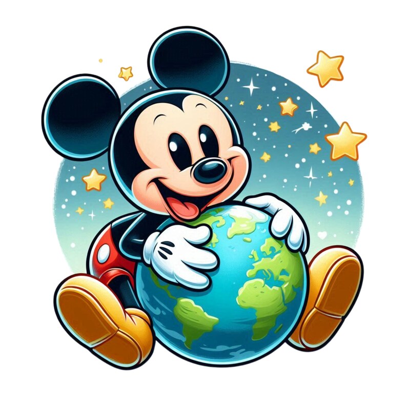 Mickey Mouse Png Clipart, Mickey Mouse Earth, Mickey School, Cute ...