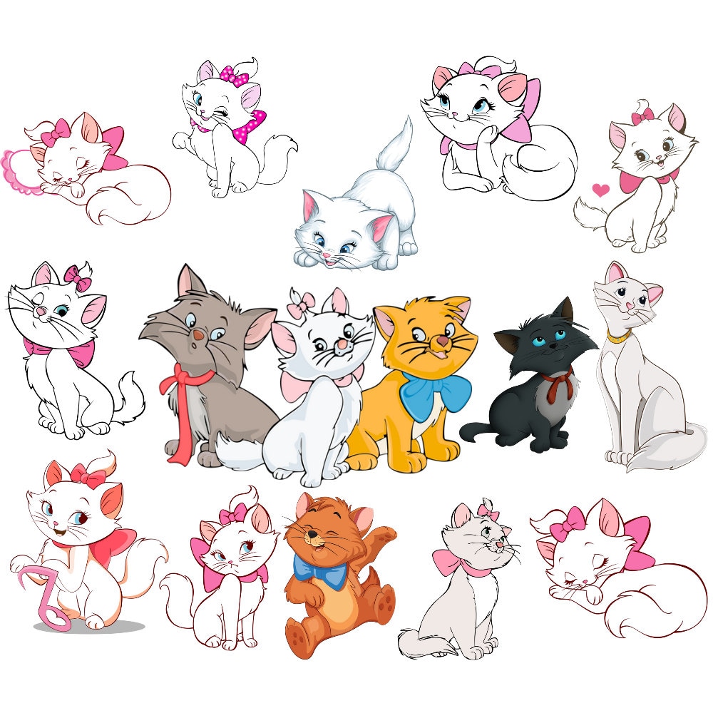 Aristocats Png Bundle, Aristocats Png Clipart Set, Aristocats ...