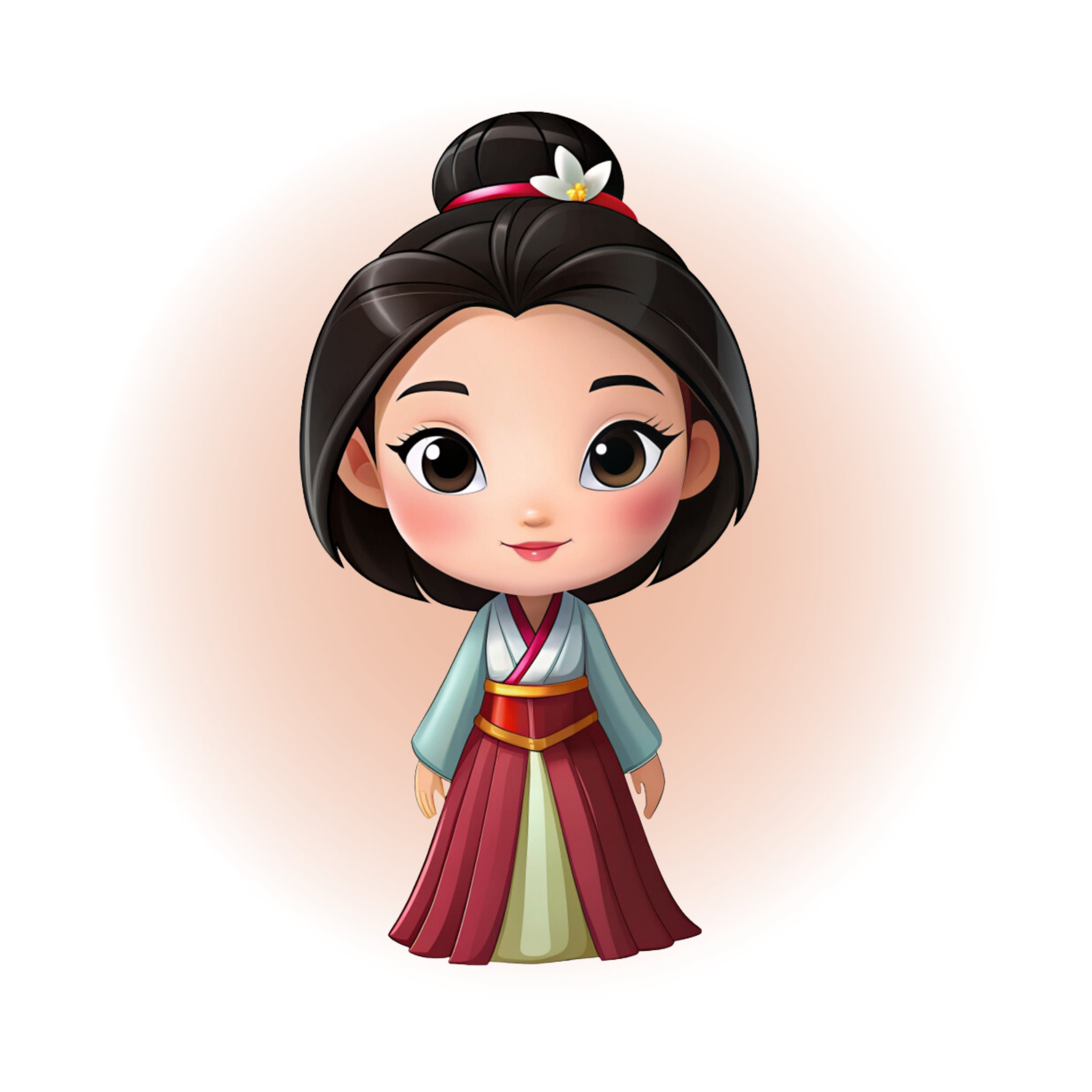 Princess Mulan Png Clipart, Cute Mulan Png, Fa Mulan Birthday, Princess ...