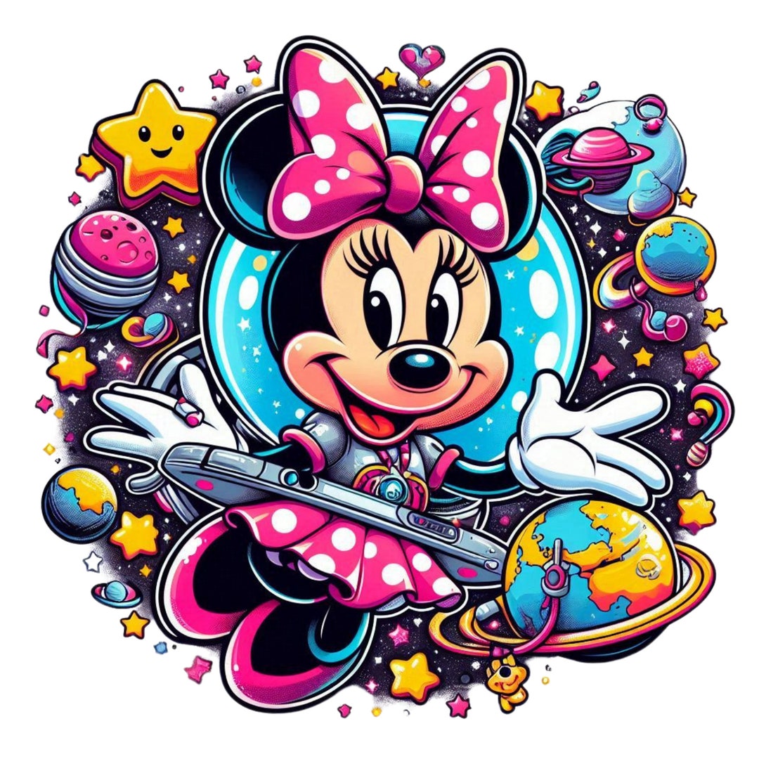 Minnie Mouse Png Clipart, Minnie Mouse Astronaut, Minnie Mouse in Space ...