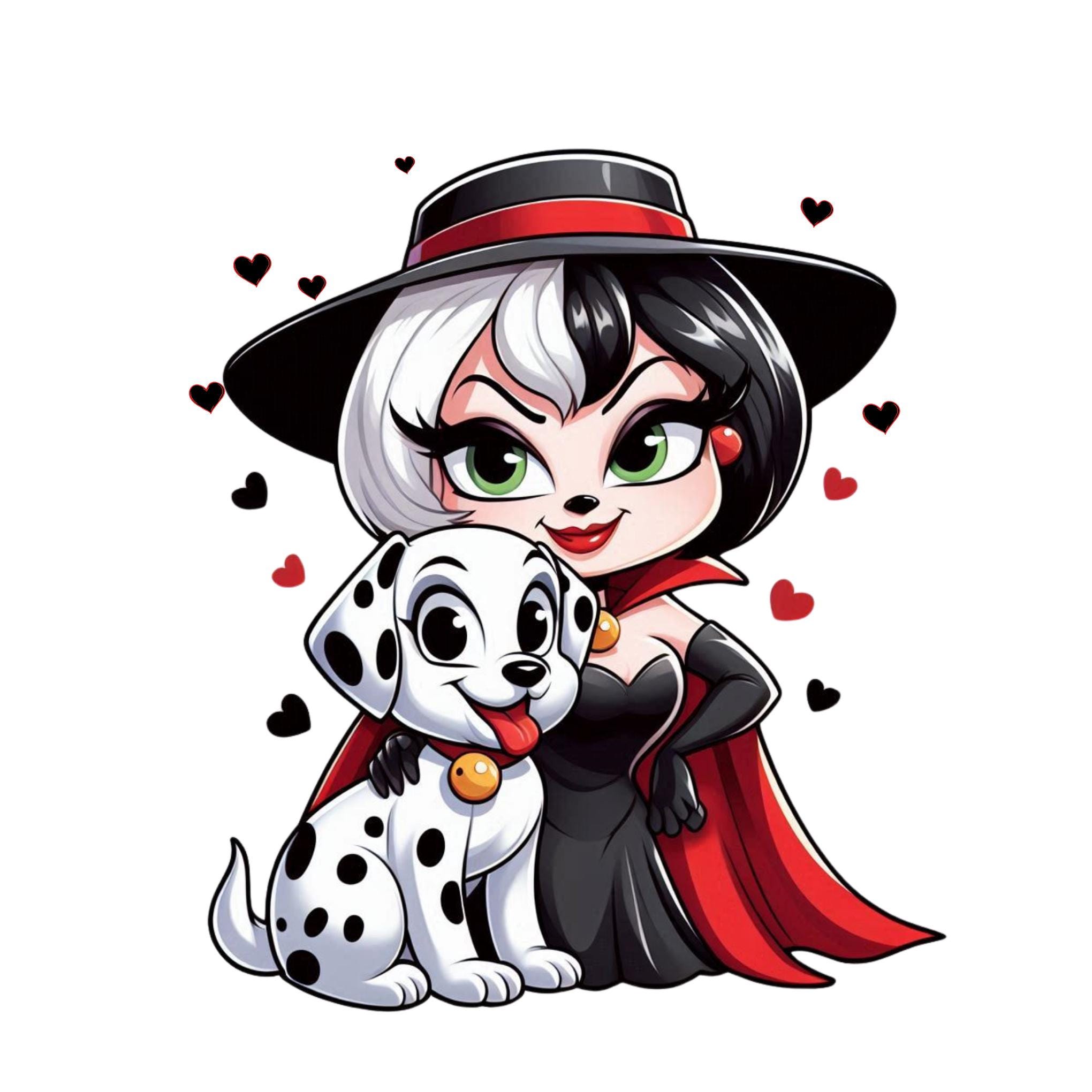 Cruella De Vil Png Clipart, 101 Dalmatians Png, 101 Dalmatians Villain ...