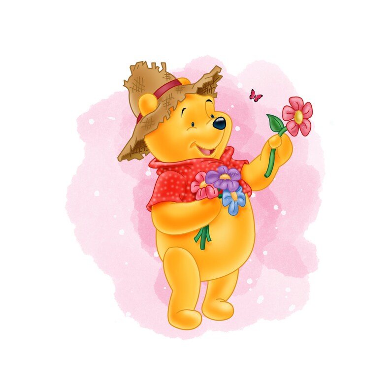 Winnie the pooh png clipart, diseño de primavera winnie, the pooh png ...