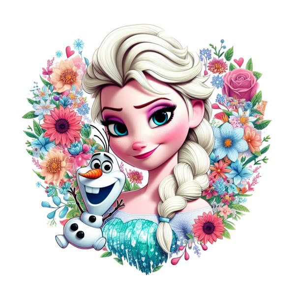Elsa Stickers - Etsy