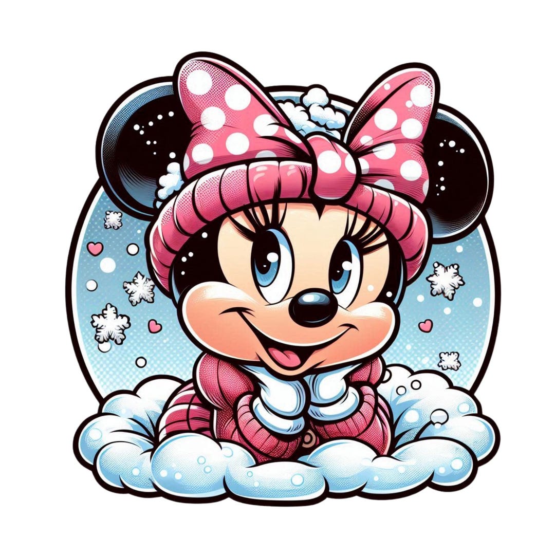 Minnie Mouse Png Clipart, Minnie Mouse Snow Design, Baby Minnie Mouse ...