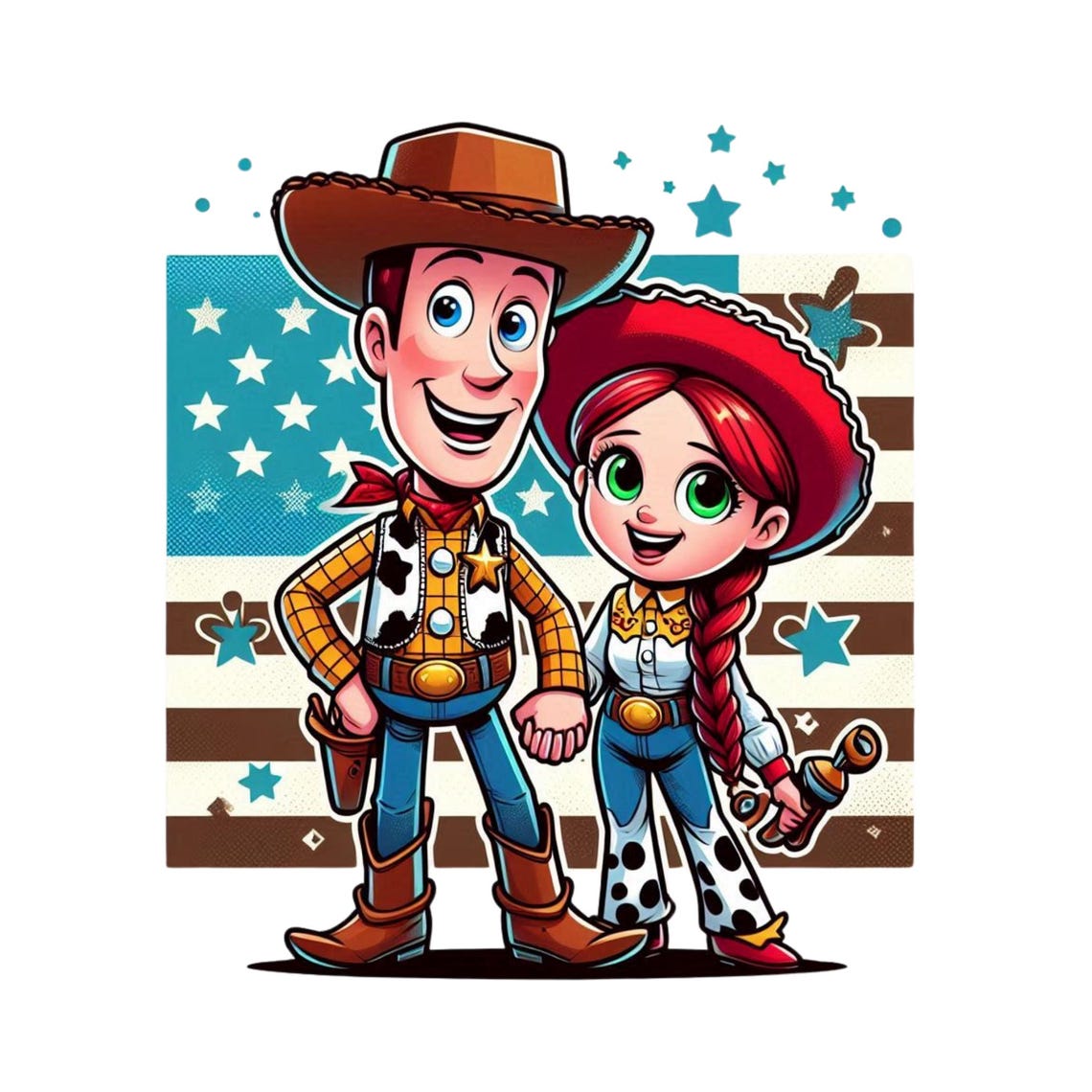 Sheriff Woody and Jessie Png Clipart, Toy Story Characters, Sheriff ...