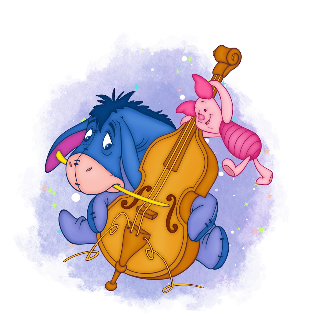 Eeyore Ang Piglet Watercolour Background, Winnie the Pooh Png Clipart ...