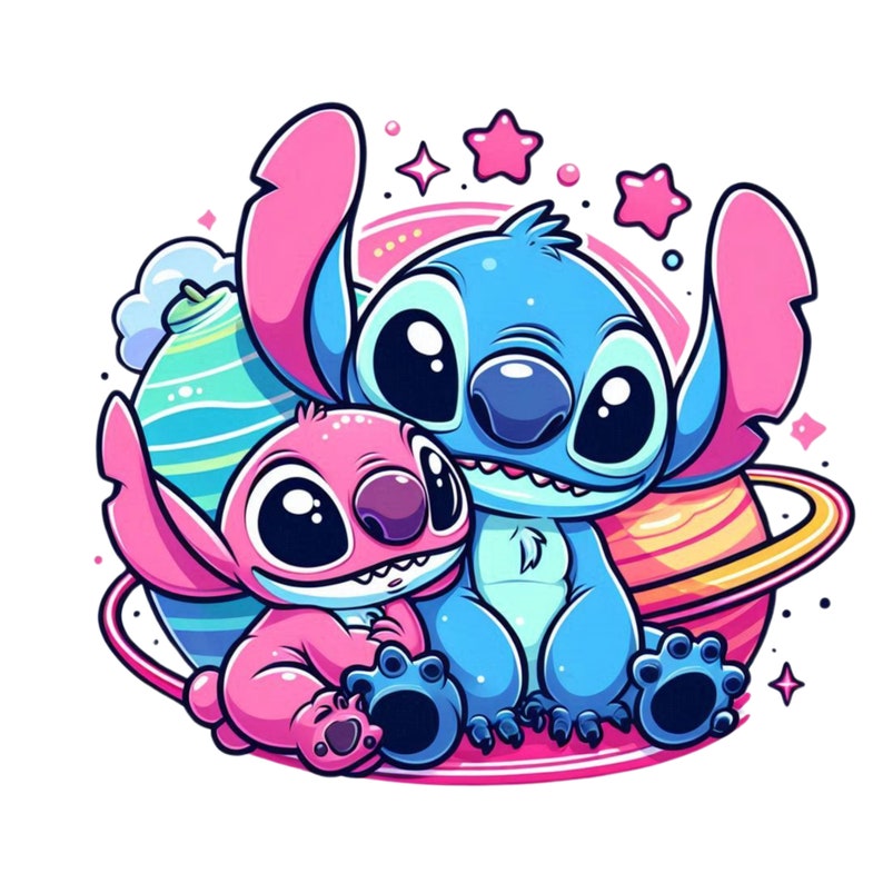 Stitch and Angel Png Clipart, Stitch Space, Stitch Astronaut, Lilo and Stitch Characters ...