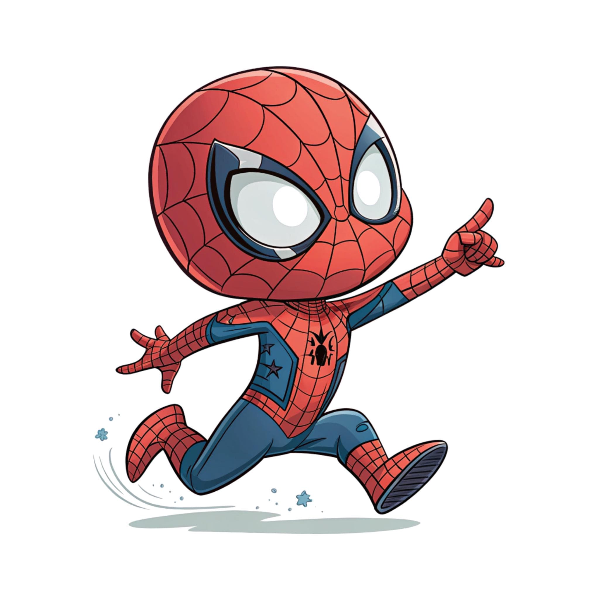 Spiderman Png Clipart, Cute Spiderman Image, Super Hero, Little ...