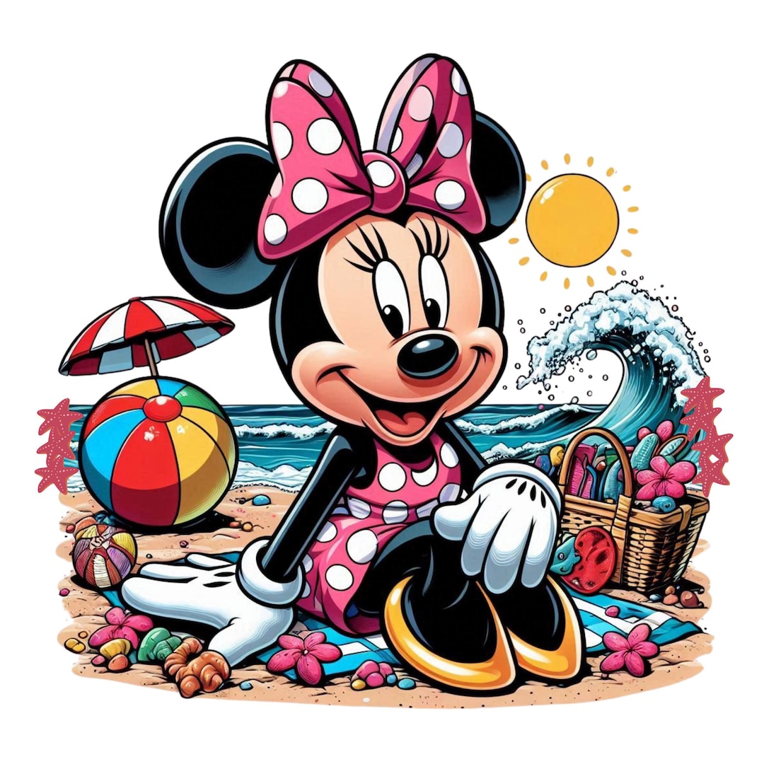 Minnie Mouse Summer, Minnie Mouse Png Clipart, Minnie Mouse Holiday ...