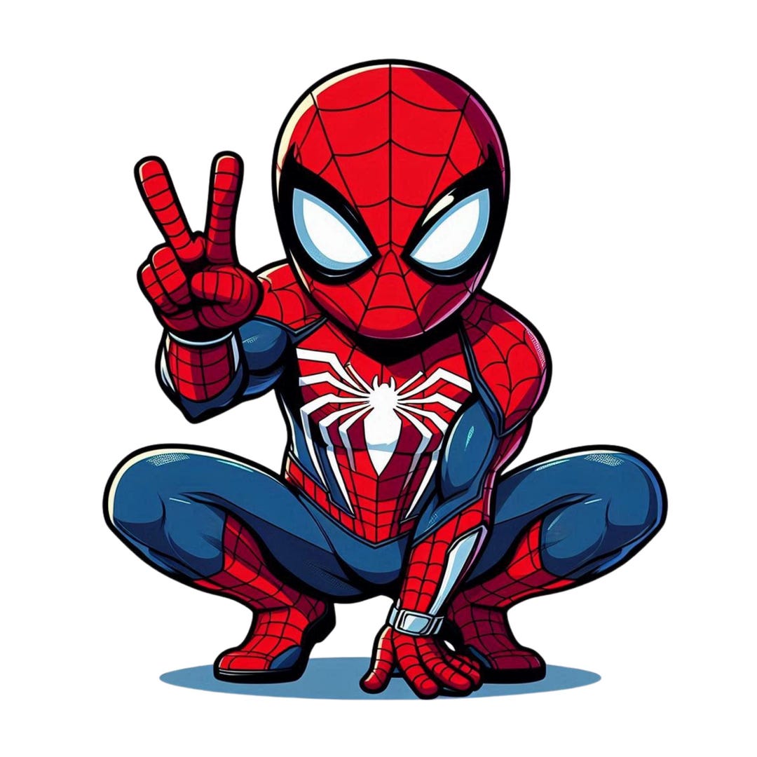 Spiderman Png Clipart, Spiderman Victory Design, Super Hero, Cute ...