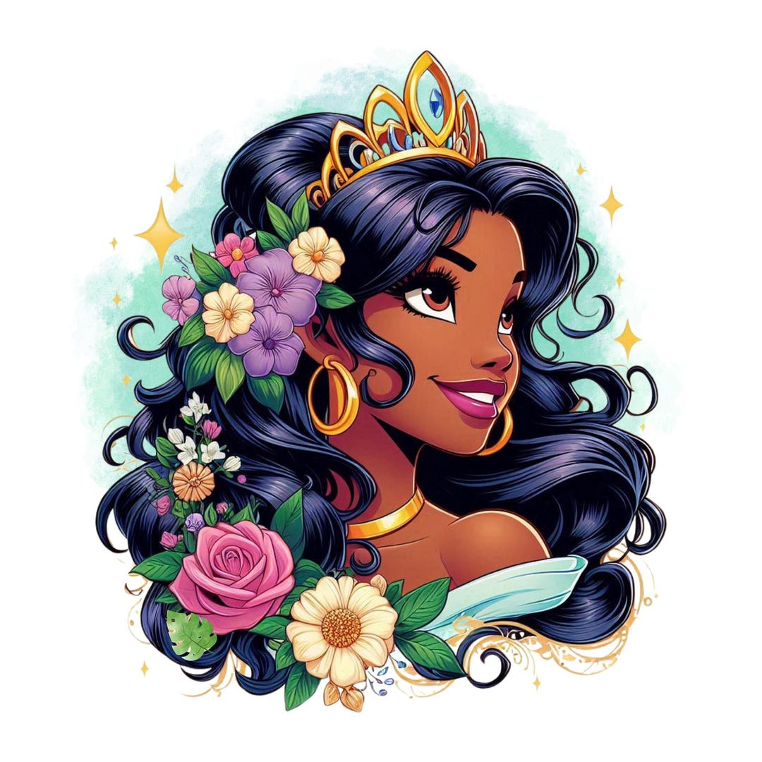 Princess Tiana Png Clipart, the Princess and the Frog, Tiana Flower ...