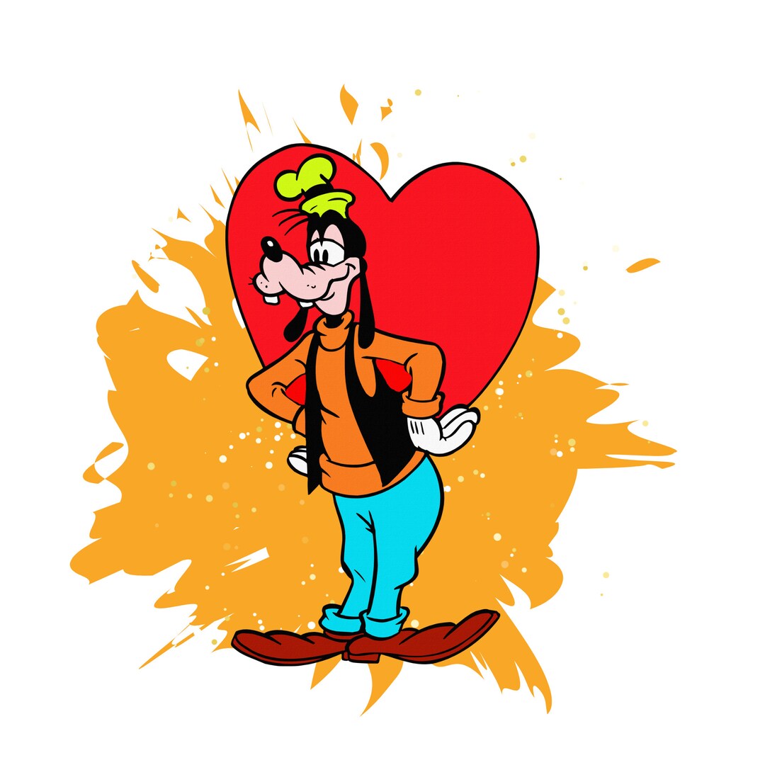 Goofy Watercolor Background, Goofy Png Clipart, Mickey Mouse Friends ...