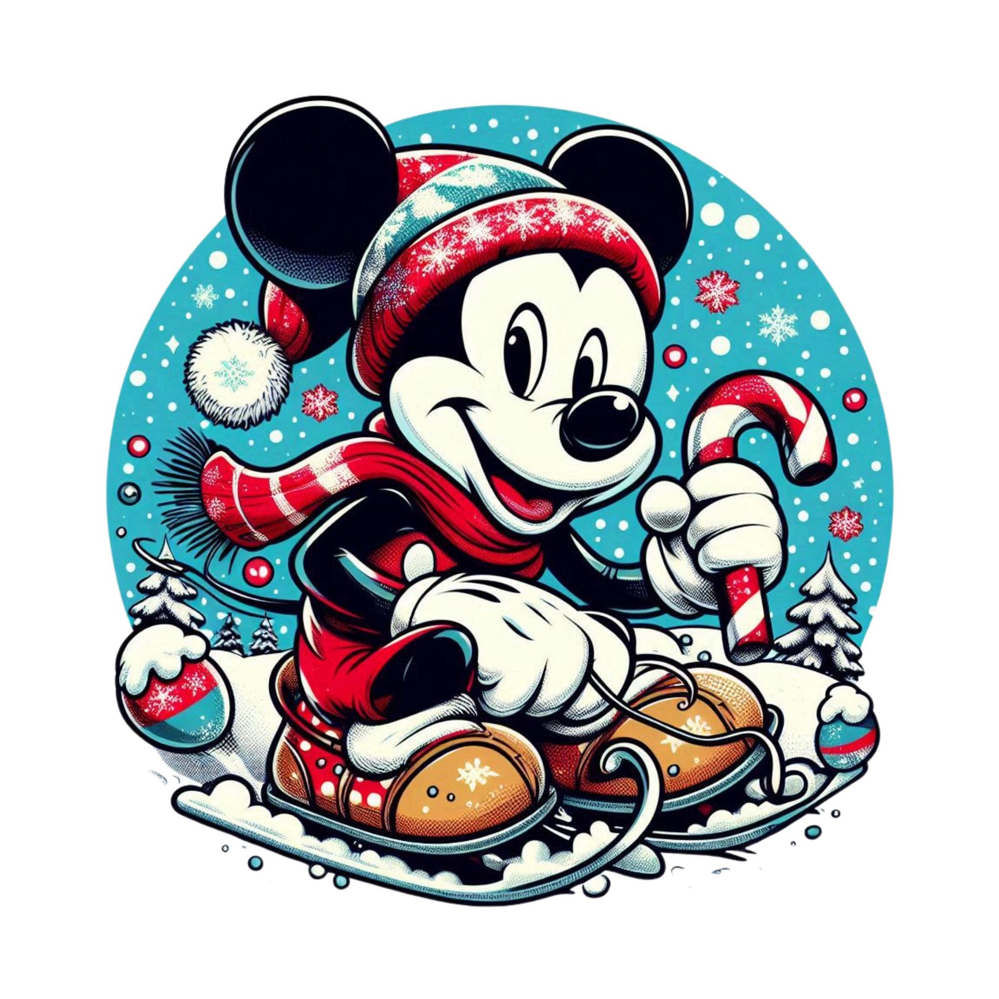 Mickey Mouse Png Clipart, Mickey Mouse Snow, Mickey Mouse Sled, Instant ...