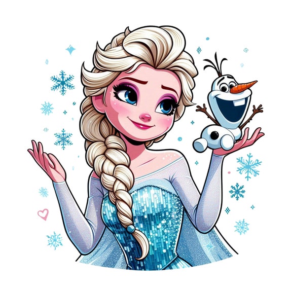 Dibujo De Olaf Frozen: El Reino Del Hielo Olaf Póster, Lámina