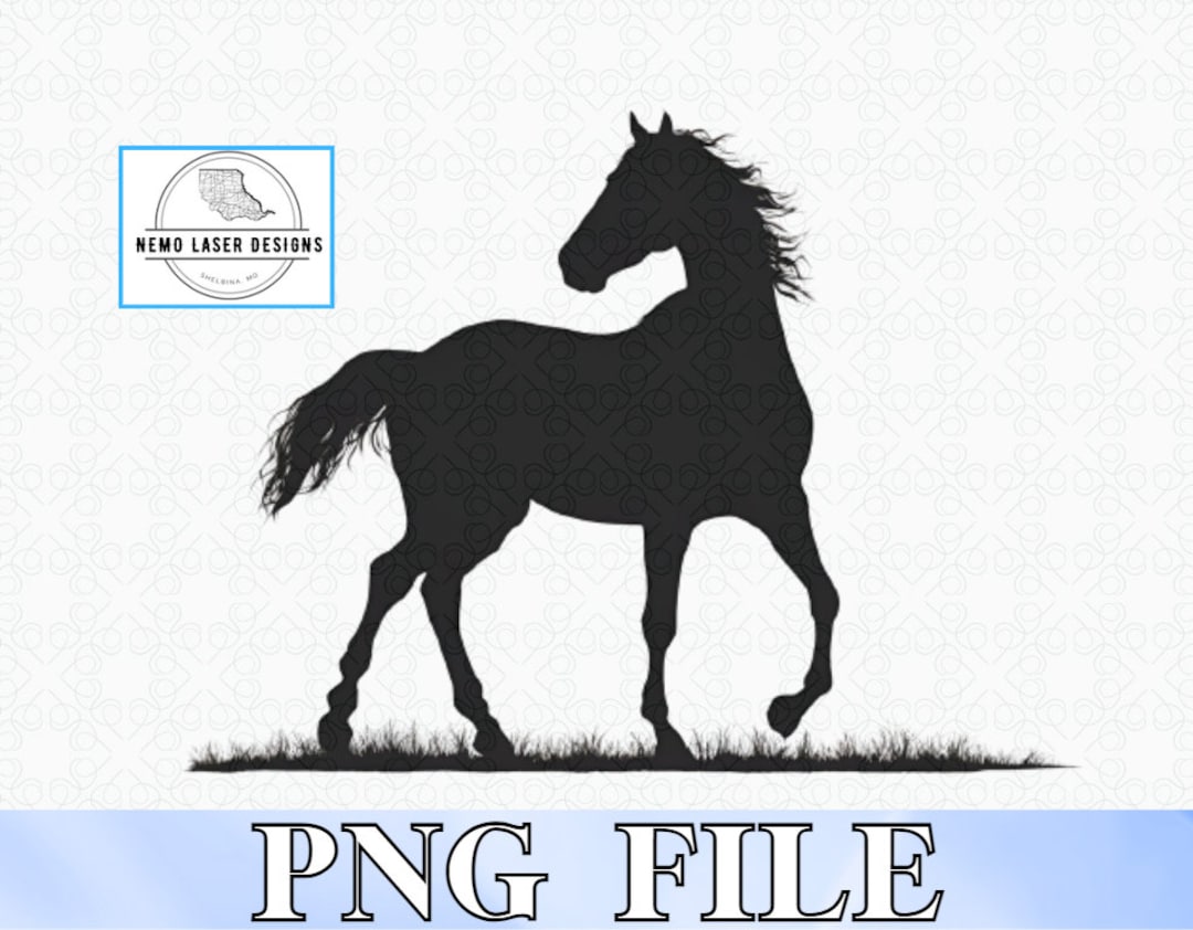 Horse Looking Back Silhouette PNG | Horse Vector | Horse Digital File ...