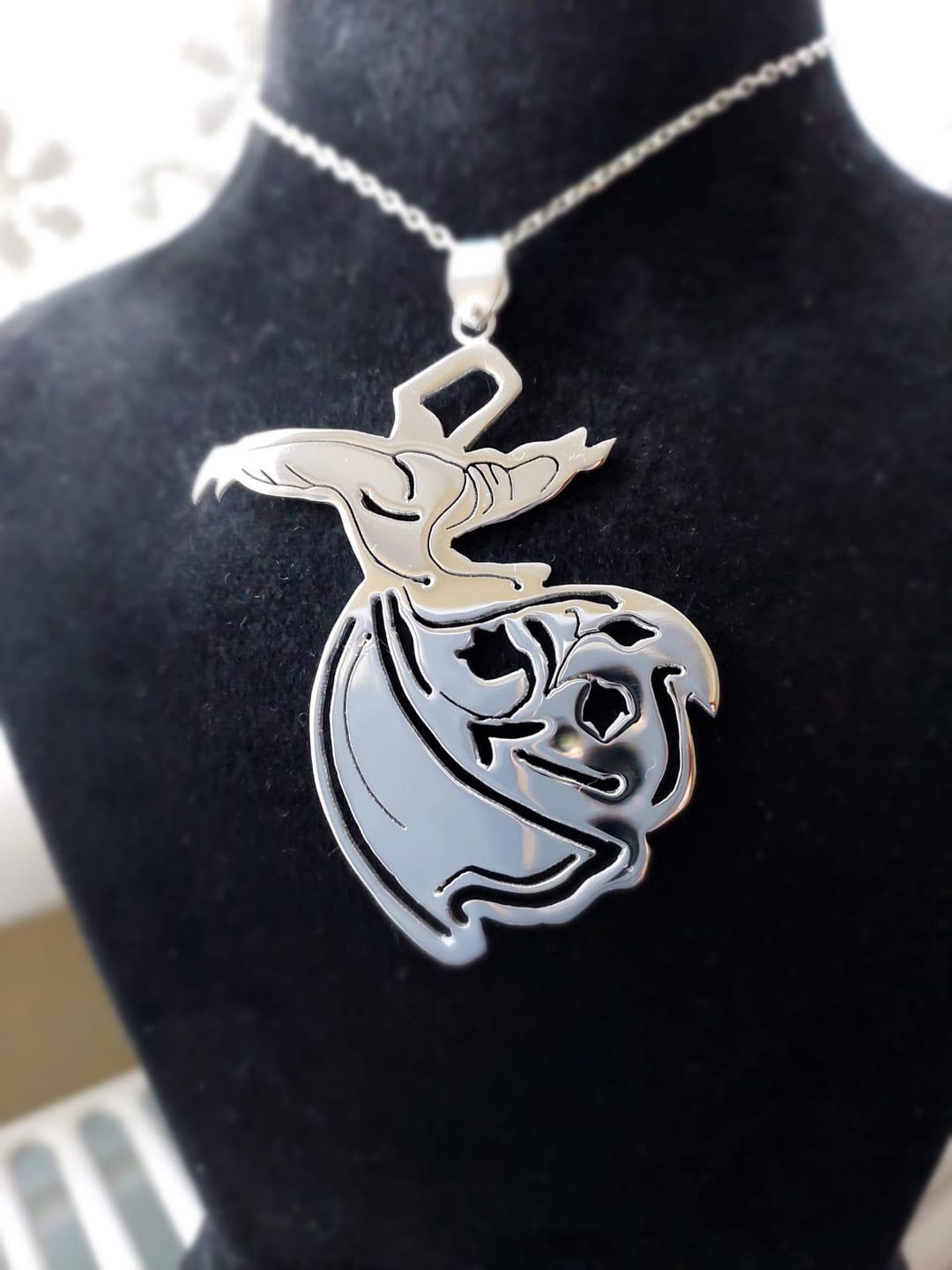 El Yapımı Mevlana Gümüş Kolye - Etsy