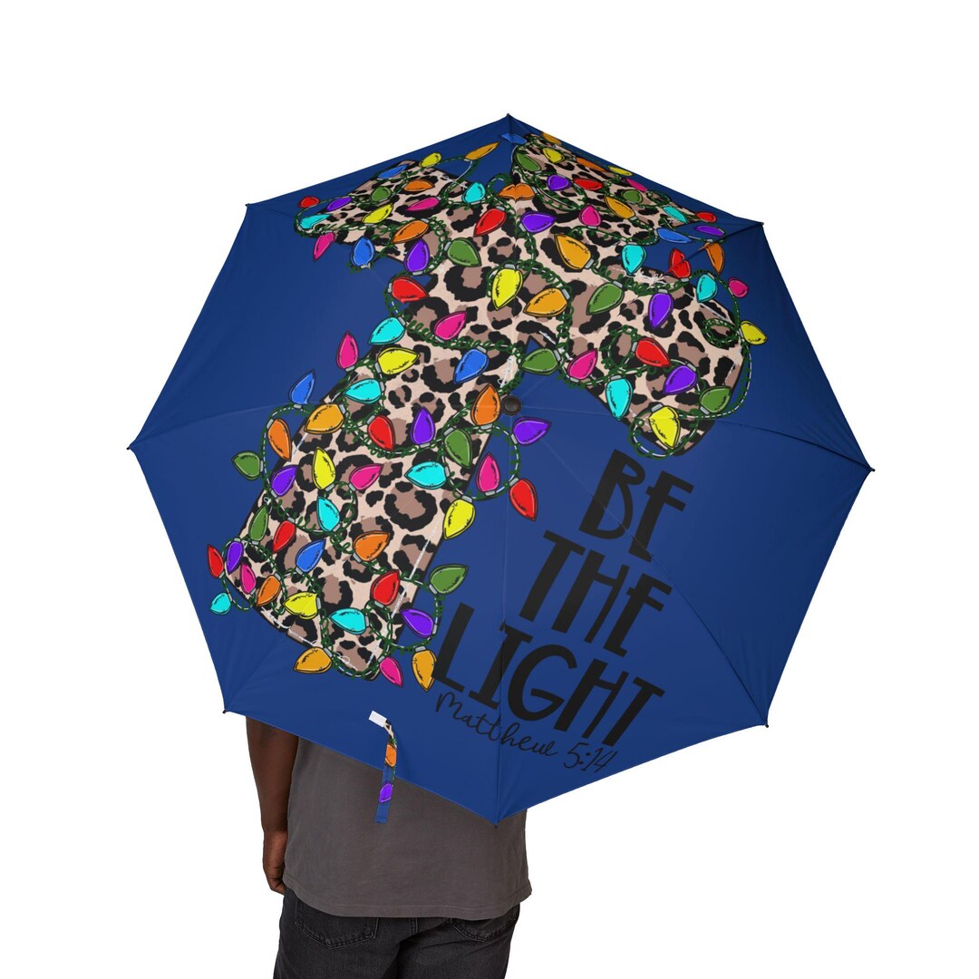 Foldable Umbrella, Christian Cross Design, Inspirational Light Umbrella ...