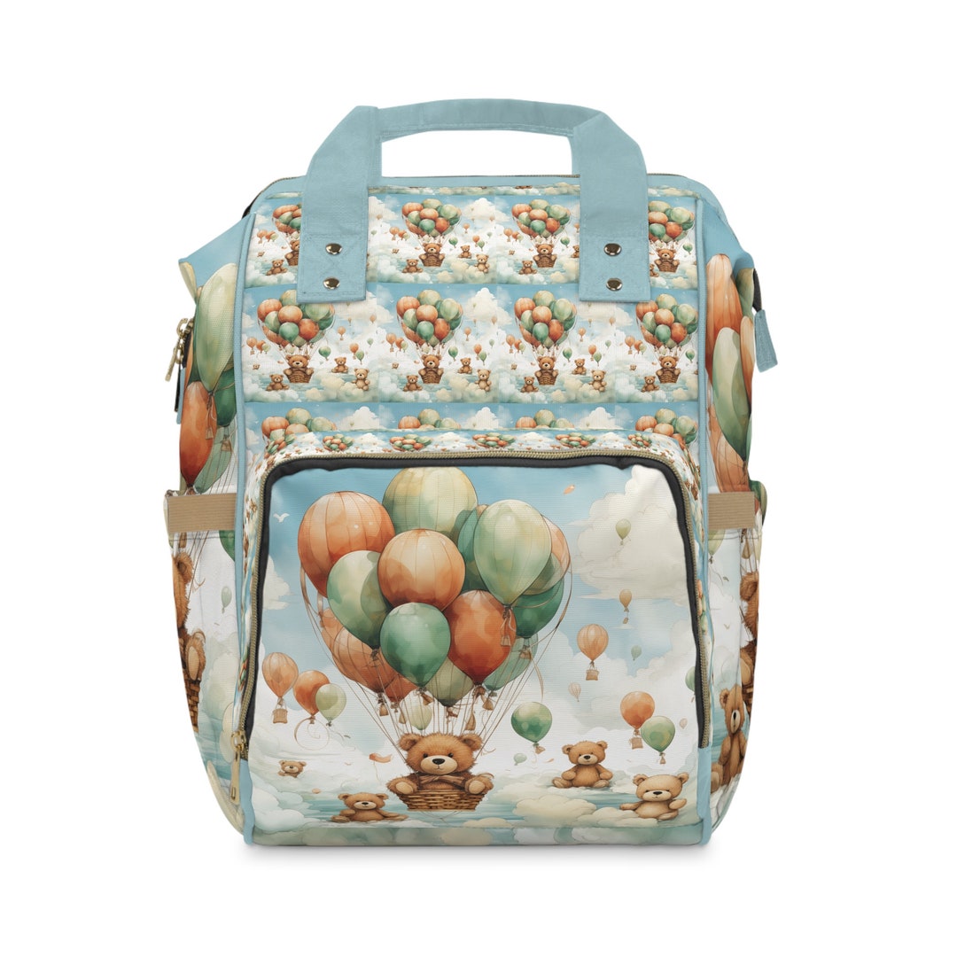 Cute Teddy Bear Hot Air Balloon Backpack / Diaper Bag - Etsy