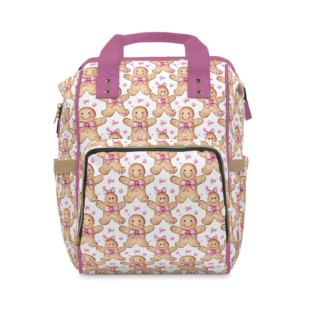 Pink Gingerbread Storybook Backpack Diaper Bag Birthday, Baby Shower ...