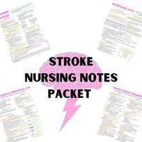 Stroke Scale, Stroke Assessment Tool, Stroke Assessment for Neuro, ER ...