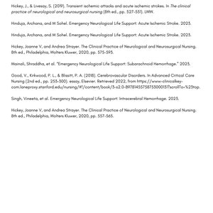 Stroke Nursing Notes Packet - Etsy