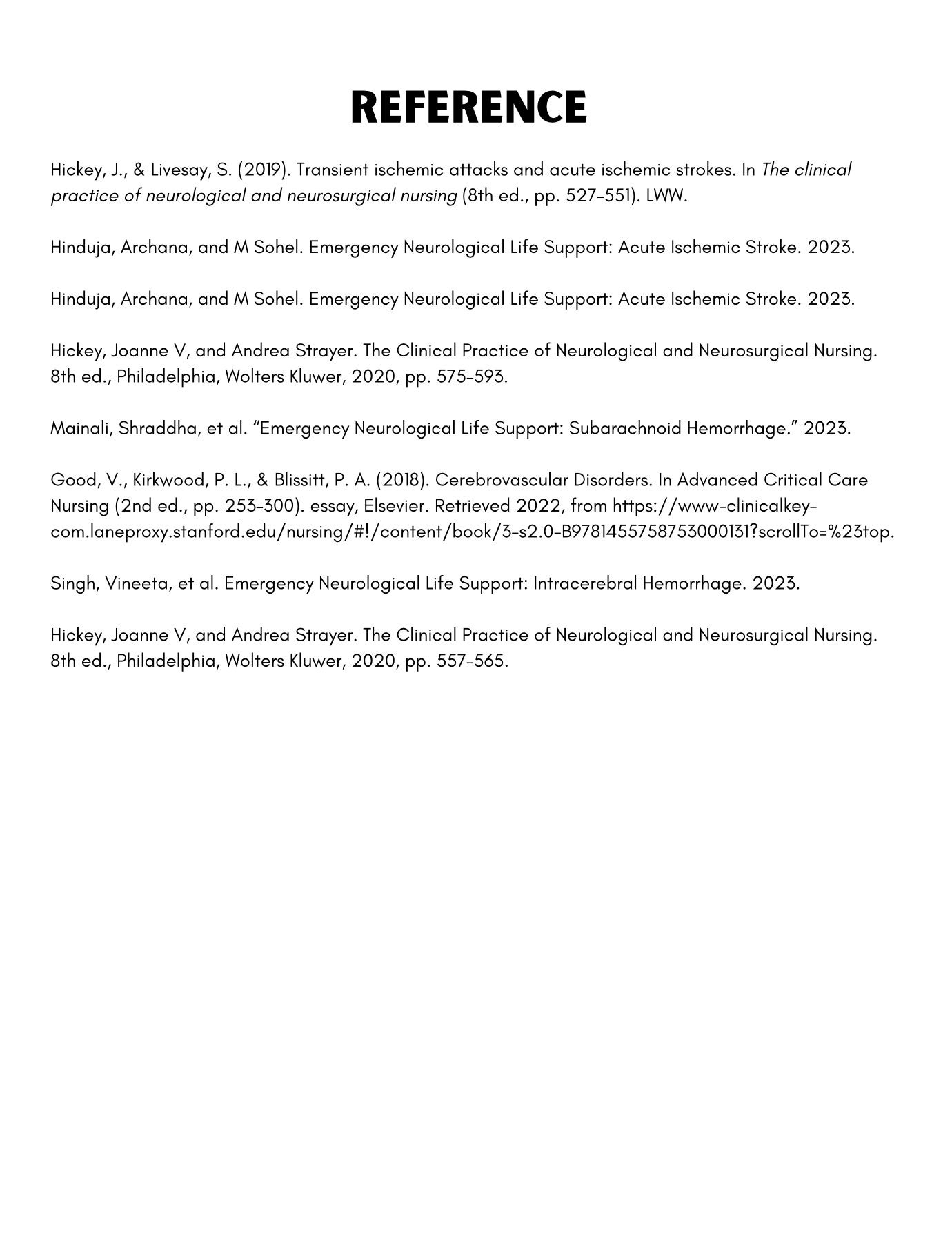 Stroke Nursing Notes Packet - Etsy