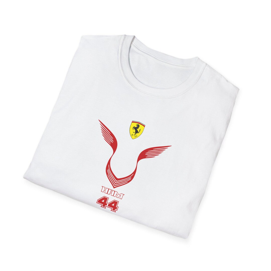 Lewis Hamilton Racing Logo 44 Ferrari F1 T-shirt - Etsy
