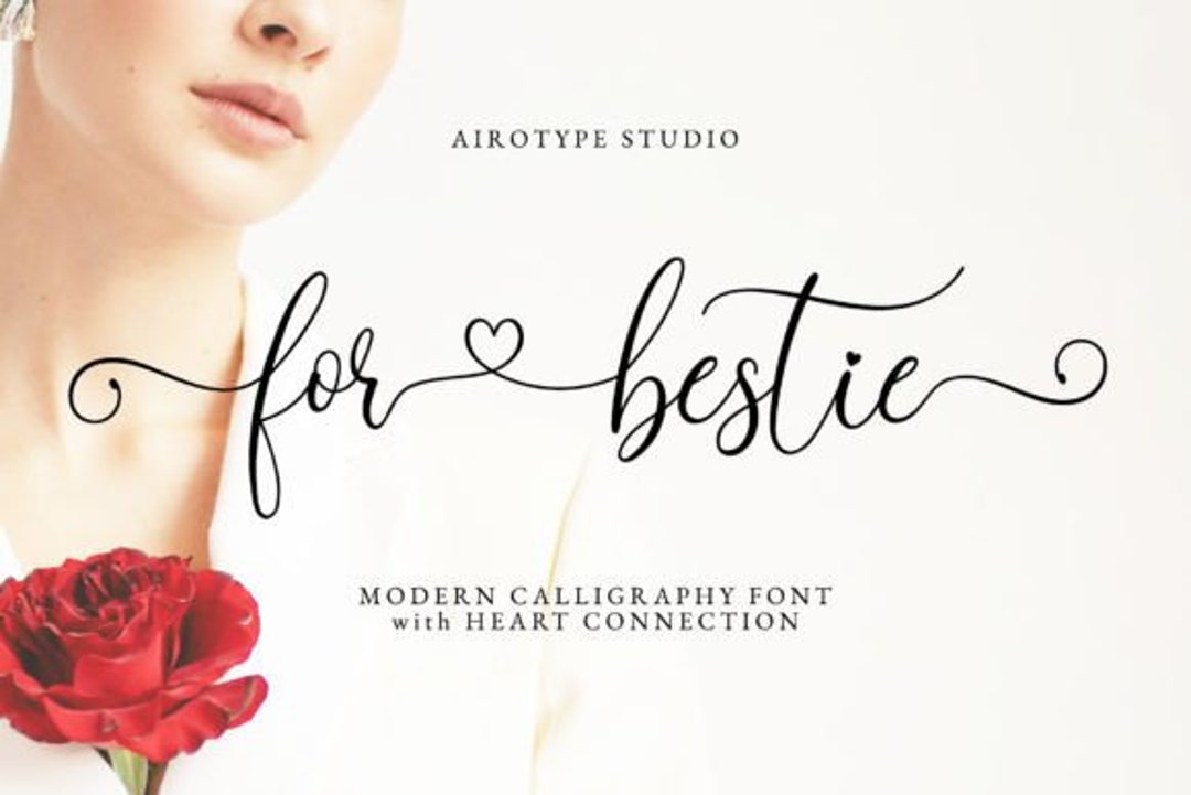 For Bestie Font, Luxury Font, Cricut Font, Casual Font, Modern Font ...