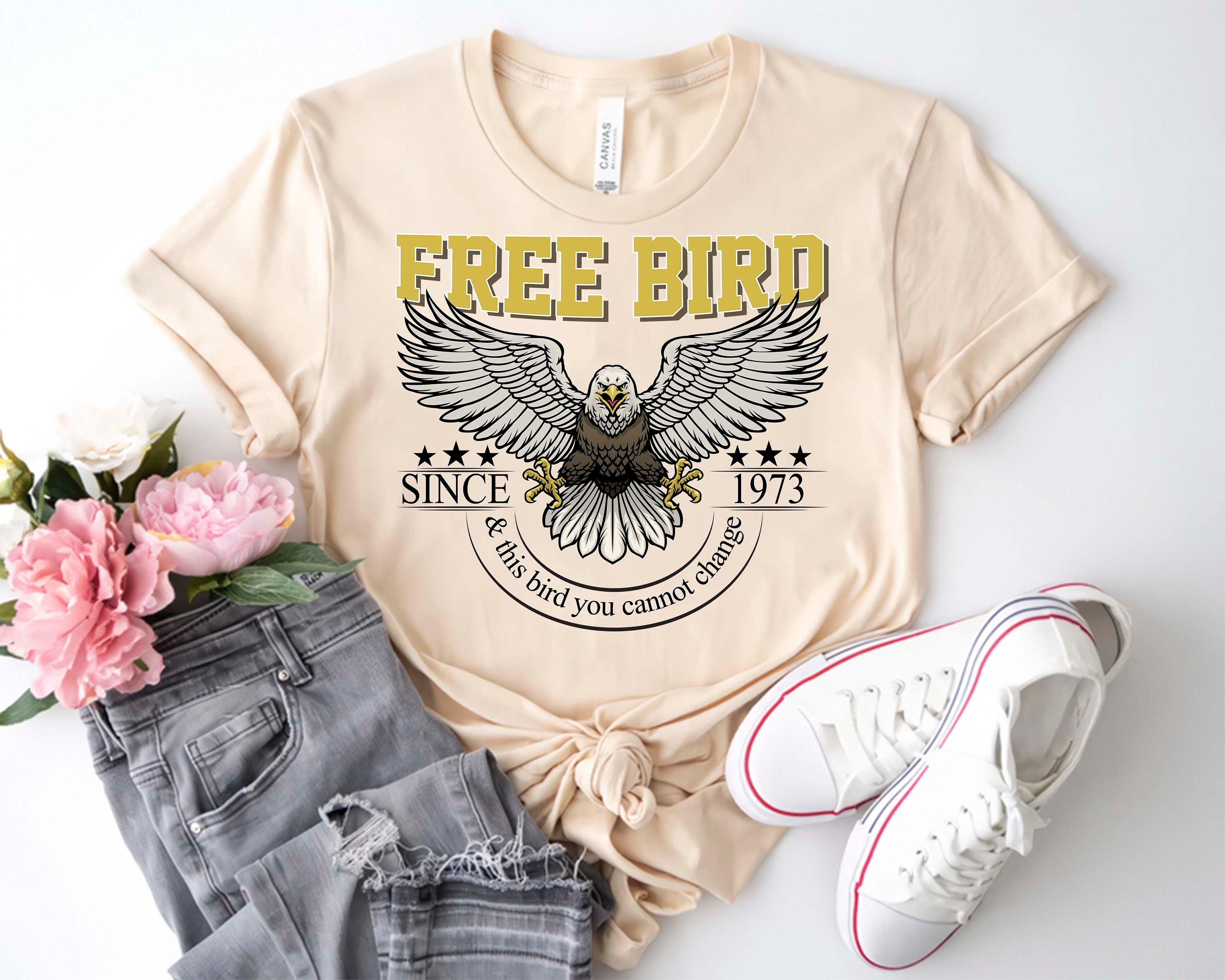 Free Bird T-shirt, Band Sweatshirt, Old School Band Hoodie, Retro Music ...