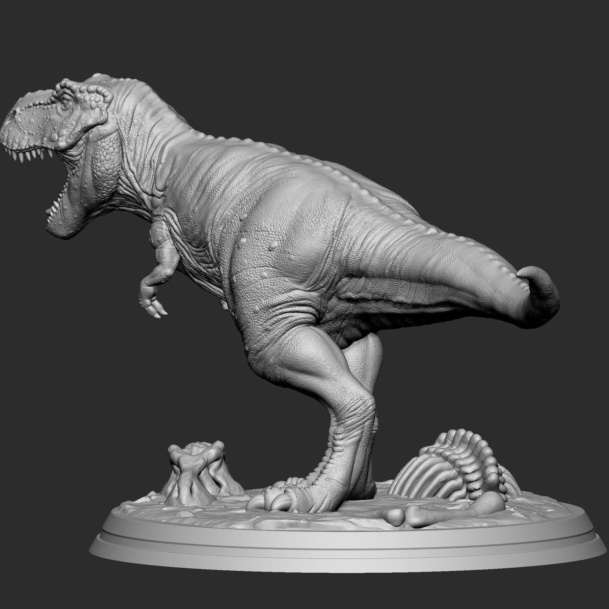 Epic T-rex STL – 3D Printable Dinosaur Model | Realistic Tyrannosaurus ...