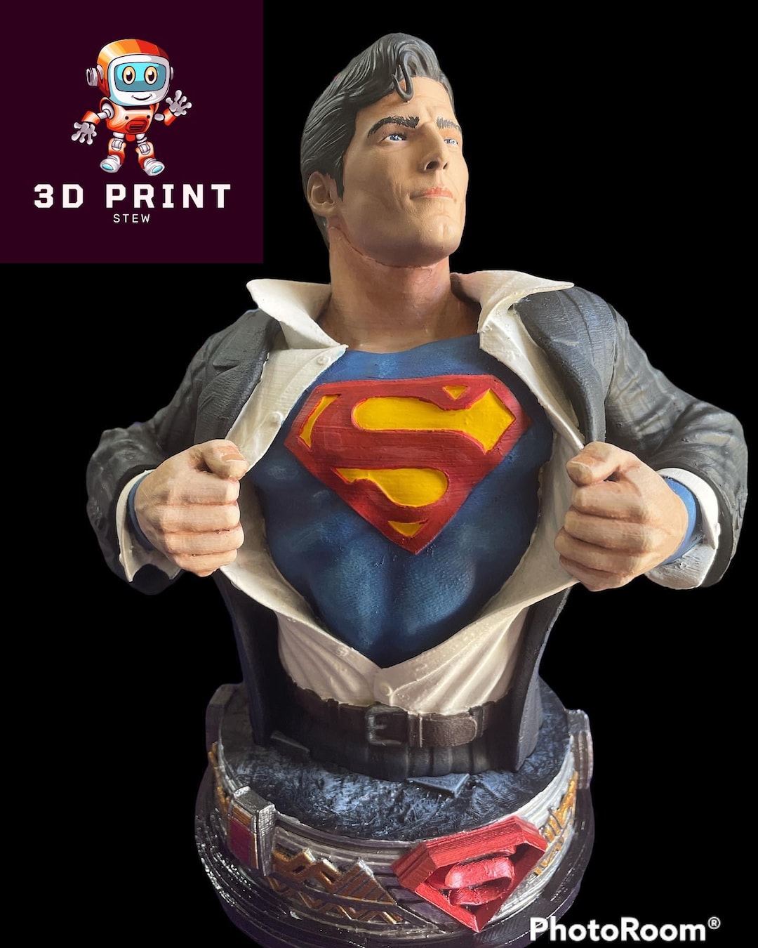Superman 3D Models Printable Files for Creative Projects - Etsy