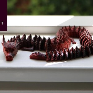 Demon Dragon 3D Printing Files Articulated Fantasy Creature - Etsy