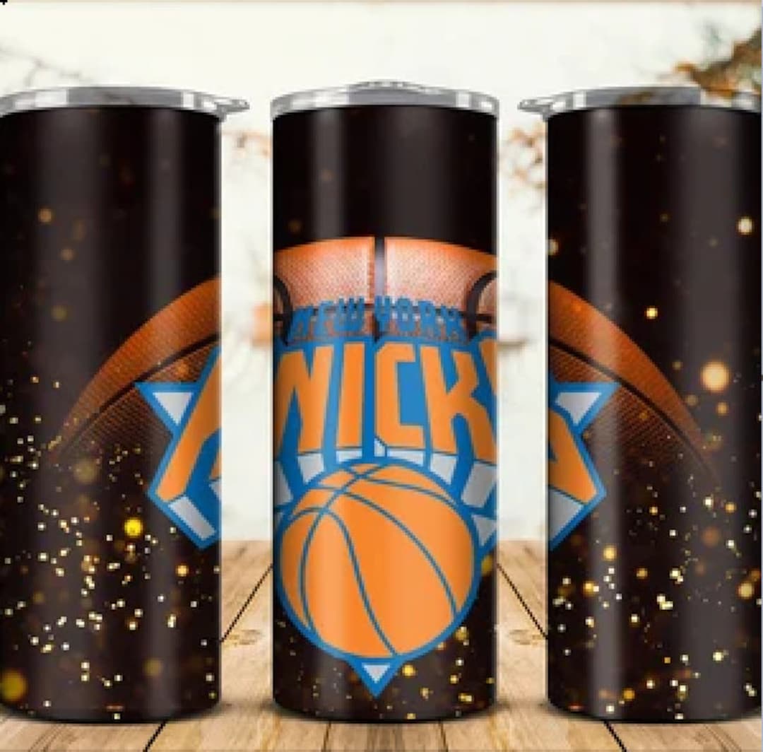 NY New York Knicks Basketball Tumbler Reusable Straw, Beer Mug Coffee ...