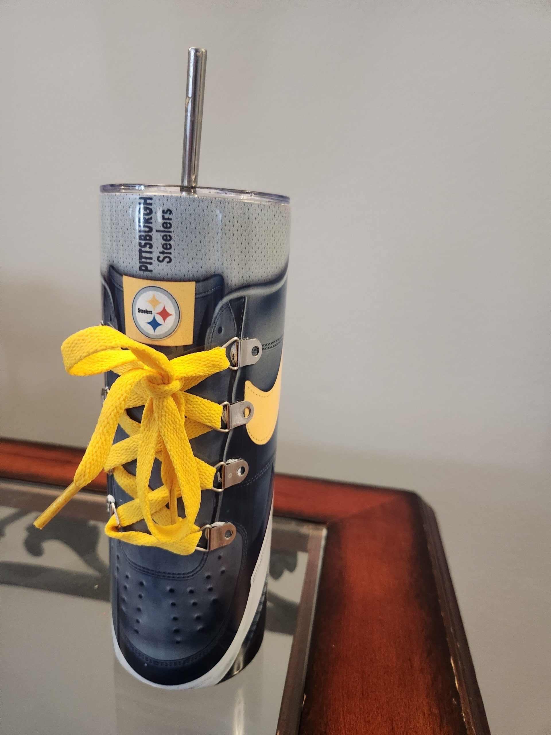 Pittsburgh Steelers Inspired Shoe Fan Stainless Steel Reusable ...