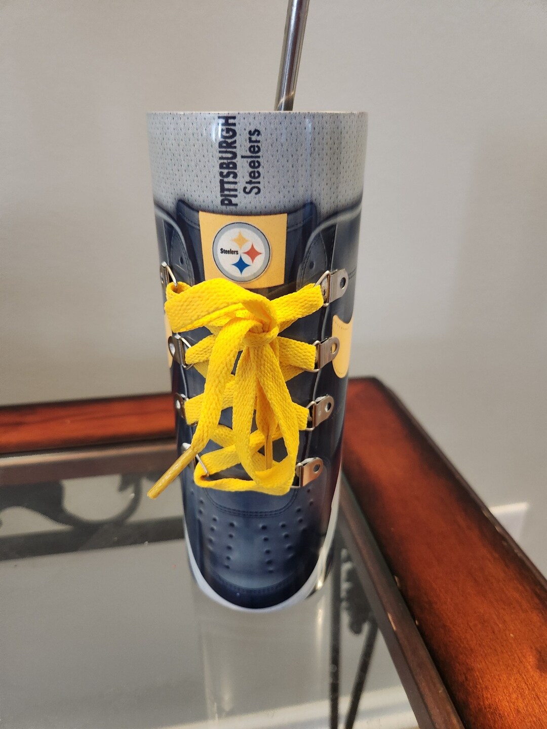 Pittsburgh Steelers Inspired Shoe Fan Stainless Steel Reusable ...