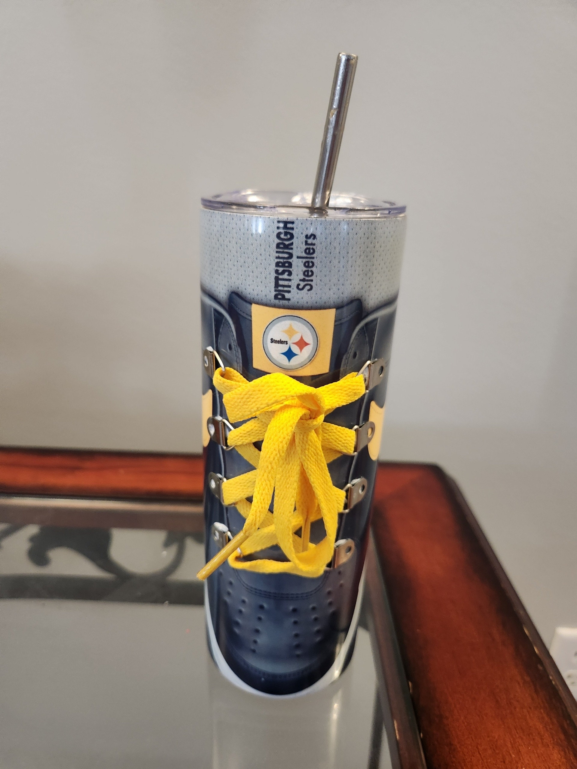 Pittsburgh Steelers Inspired Shoe Fan Stainless Steel Reusable ...