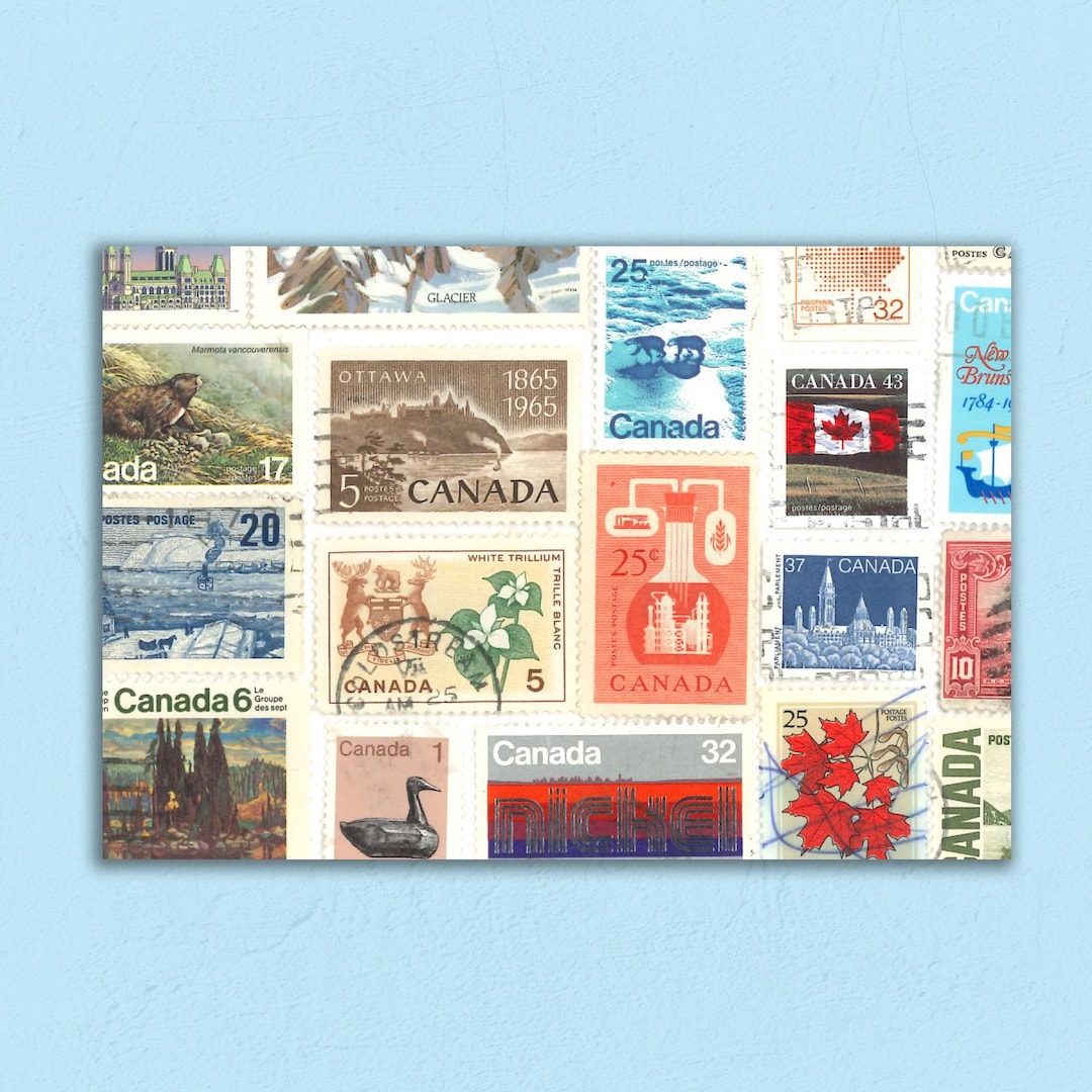Canada Stamp Postcard - Perfect for Postcrossing! - Etsy Canada